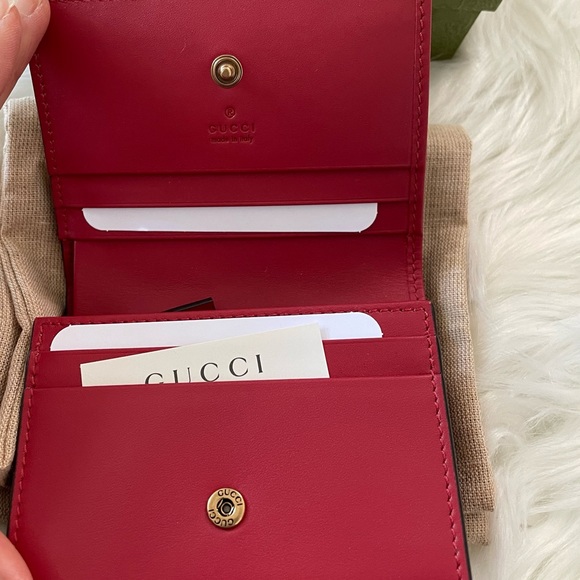 Gucci | Bags | Gucci Gg Monogram Cherry Card Holder | Poshmark